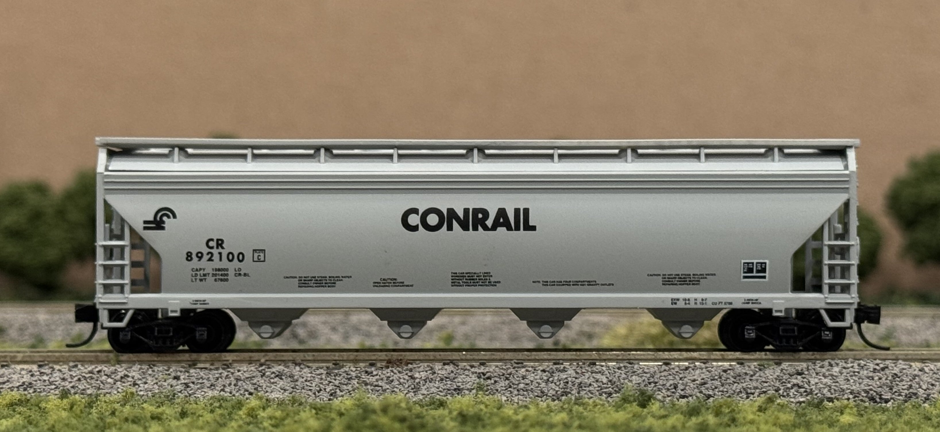 N Scale - Atlas 3953 Conrail ACF 4-Bay Centerflow Hopper CR892100 N115 – Butch's Trains & More