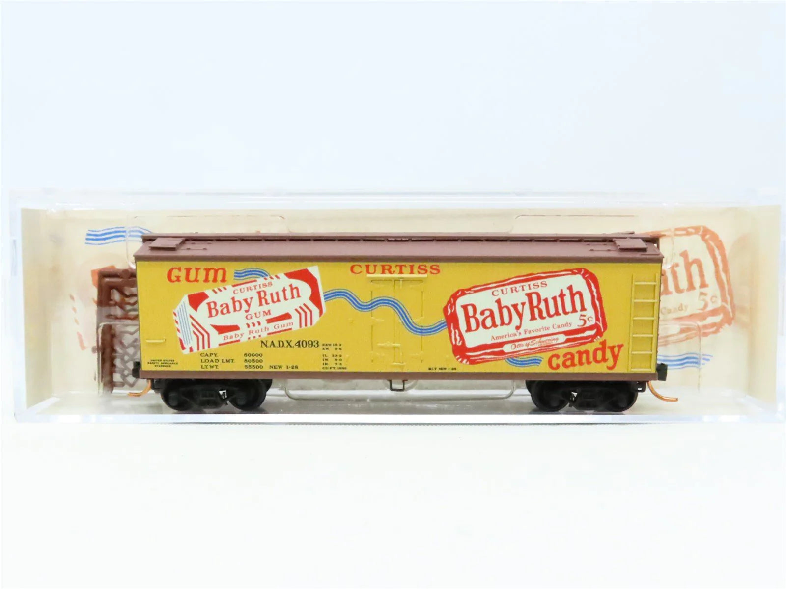 N Scale - MTL 04900710 Nestle Baby Ruth #1 40' Wood Sheathed Reefer NA ...