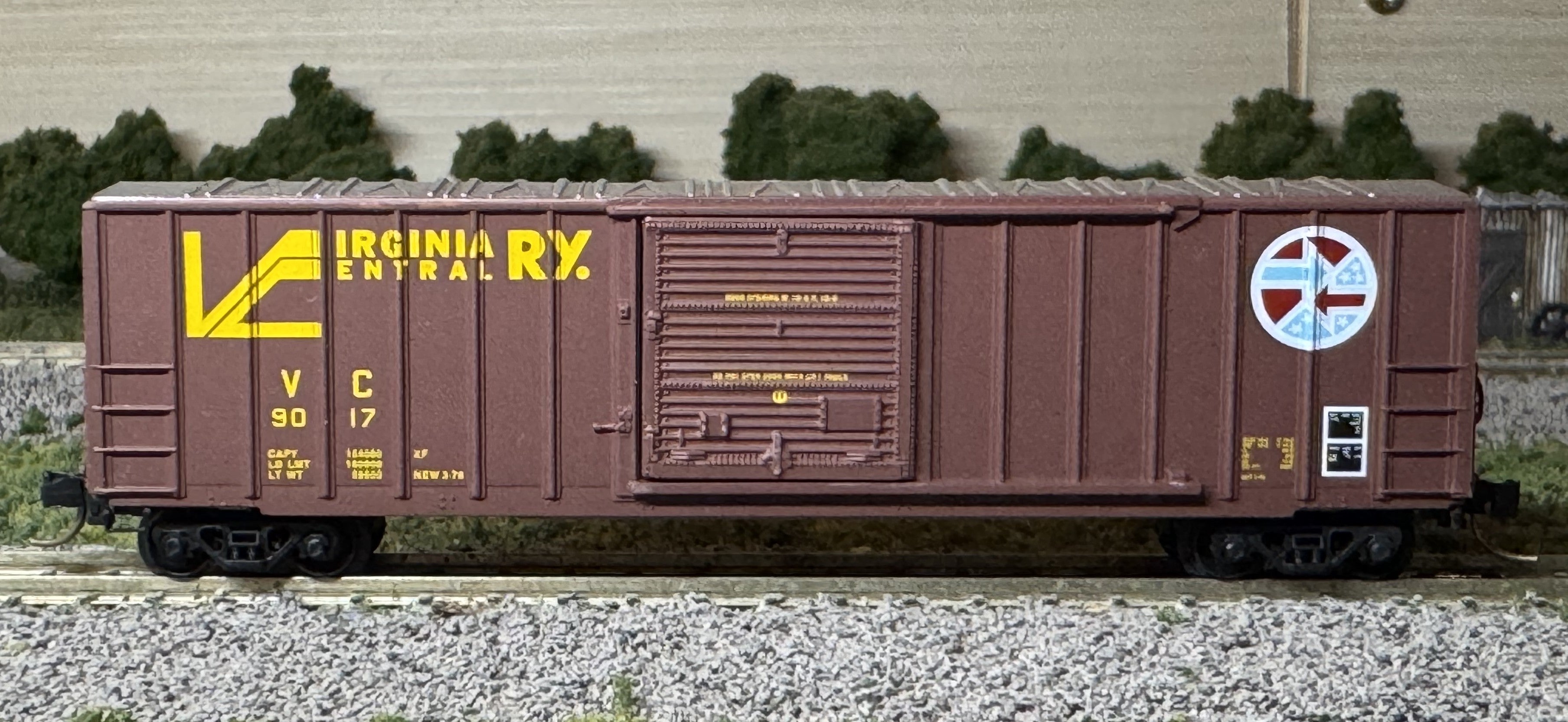 N Scale - Kadee 25480 Virginia Central 50' Rib Side Boxcar VC9017 N120 ...