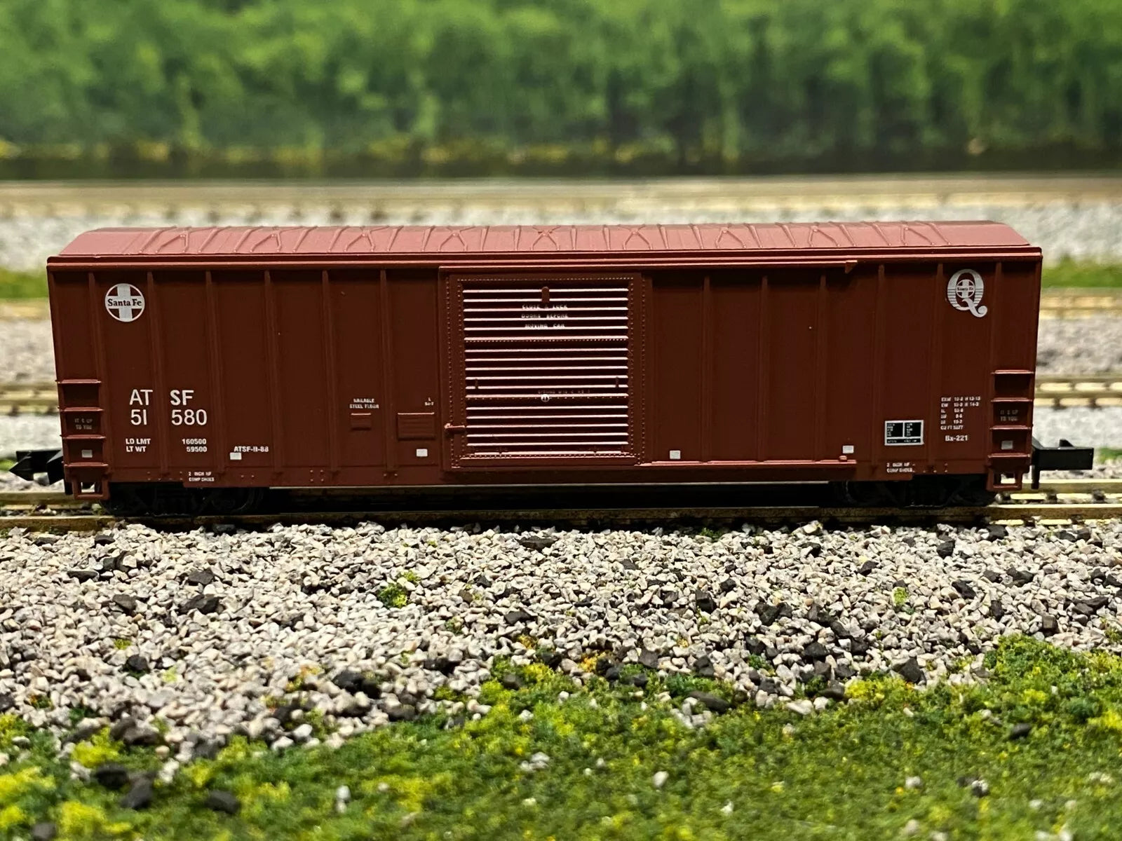 N Scale - Roundhouse 82511 Santa Fe 50' FMC Single Door Boxcar ATSF 51 ...