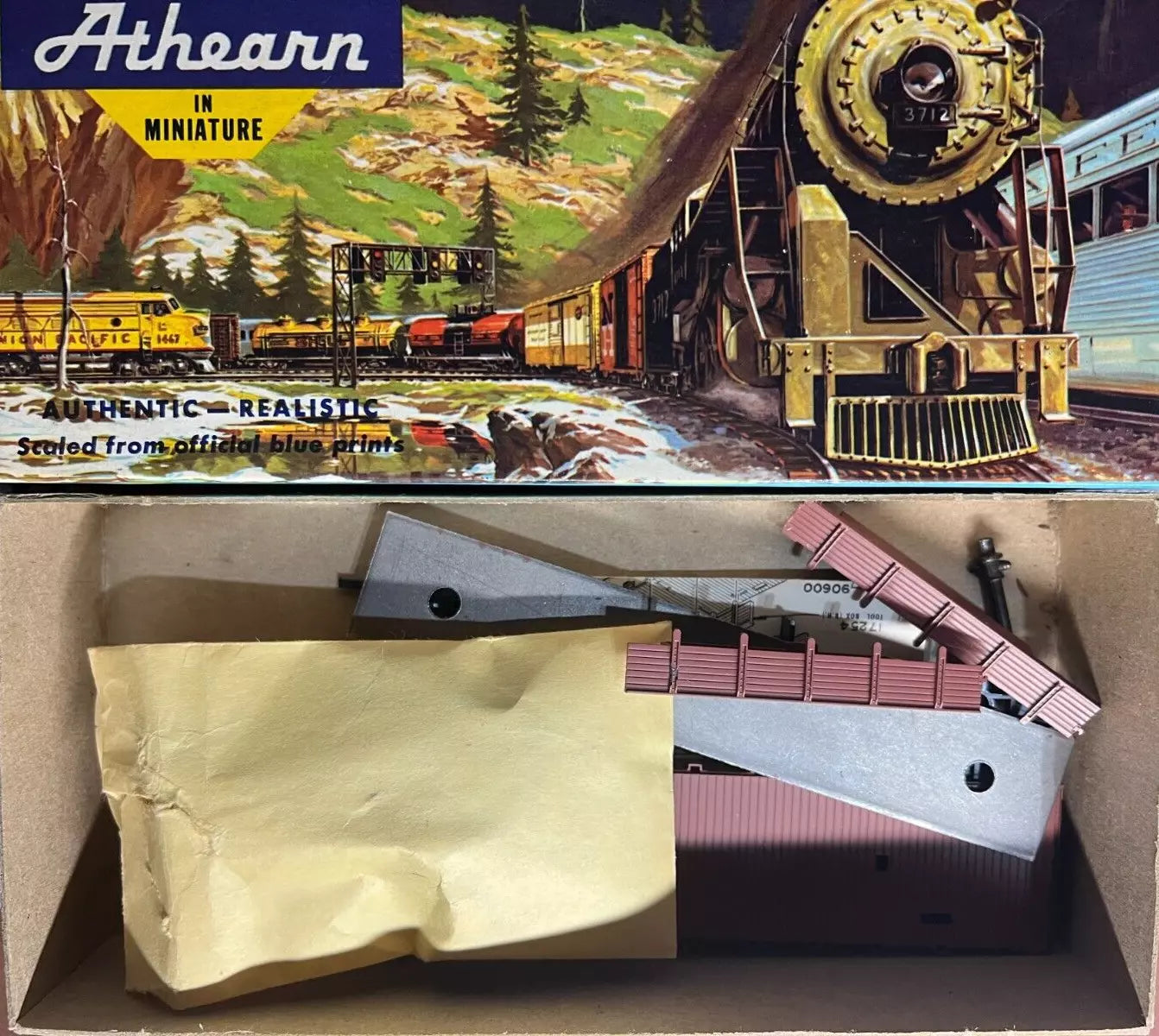 HO Scale - Athearn 1726 Union Pacific Derrick Car Kit UP50589 HO7406 ...