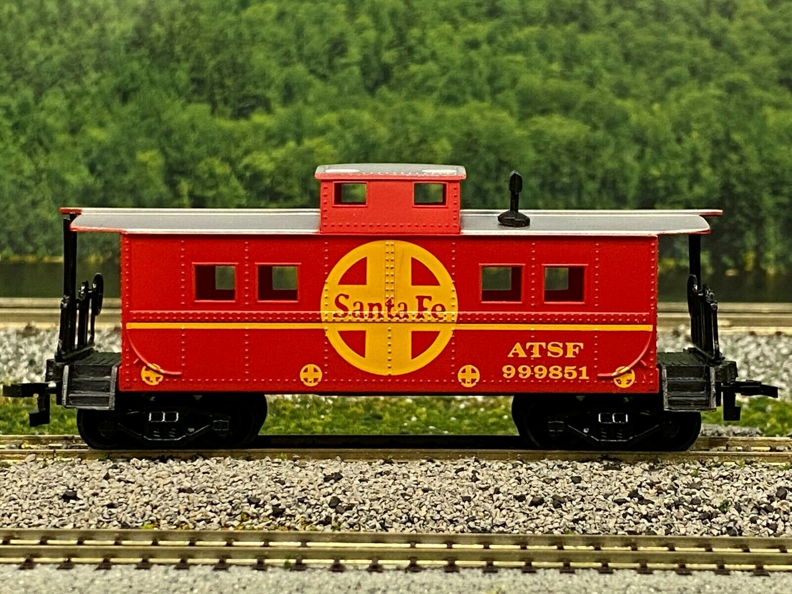 HO Scale - Life Like 8552 Santa Fe (ATSF) Caboose ATSF 999851 HO4953 ...